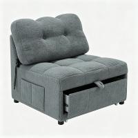 China Plush Teddy Upholstered Sofa Bed for Comfortable Daily Resting Needs for sale