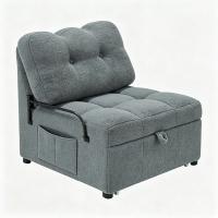 China Mobile-Leg Design Sofa Bed with Storage for Flexible Room Layouts for sale