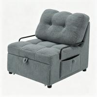 China Minimalist Grey Teddy Sofa Bed for Contemporary Home Interior Styling for sale