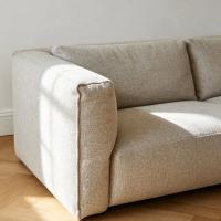 China Modern Minimalist Tech Fabric Sofa for Living Room, Small Apartment, Washable-Free, Light Luxury Straight Sofa for sale