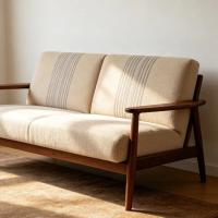 China Italian-Style Minimalist Fabric Sofa for Home, Deep Seating, Soft Backrest, Breathable for sale