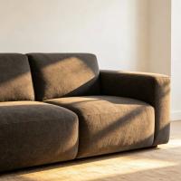 China Italian-Style Minimalist Fabric Sofa for Home, Deep Seating, Soft Backrest, Breathable for sale
