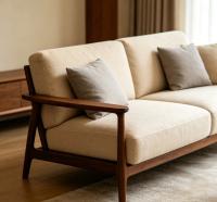China Minimalist Creamy-Style Sofa for The Living Room, Versatile Floor Model, High Resilience, Stays Firm Even After Long Sitting for sale