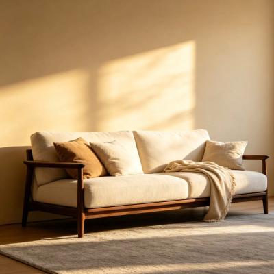 China Light Luxury Straight Leather Sofa, Modern Home Decor, Versatile, Wear-Resistant, Easy-to-Clean for sale