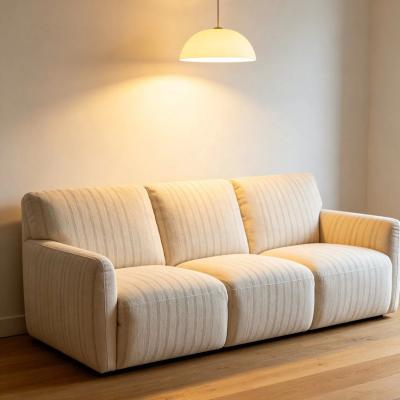 China French-Style Creamy Velvet Sofa, Stain-Resistant and Easy-Care, Lazy Sofa for Home Living Room for sale