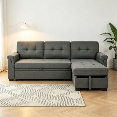China Hidden Storage Chamber Tufted Sofa Bed for Student Dormitory Guest Rest for sale