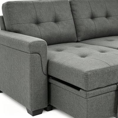 China Compact Size Multi Function Fabric Sleeper Sofa Bed for Student Dormitory Use for sale