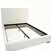 China Luxury Circle Velvet Bed Stylish Platform Bed for Bedroom for sale