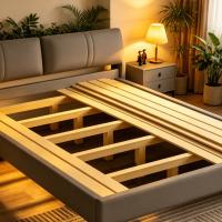 China Luxury Double Bed Frame Suitable for Master Bedroom Decor for sale