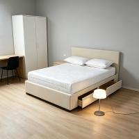 China Modern Bed with Large Underneath Organizer Drawers for sale