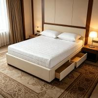 China Modern Bed Offers Roomy Hidden Drawer Storage for sale
