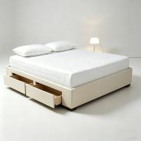 China Stable Bed Combined with High Volume Drawer Storage for sale