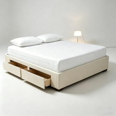 China Stable Bed Combined with High Volume Drawer Storage for sale