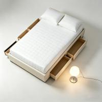 China Bed Frame Integrates Practical Large Capacity Drawers for sale