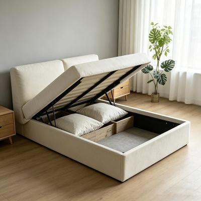 China Compact Sturdy Bed with High Bearing Hydraulic Support for sale