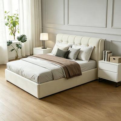 China Luxury Wooden King Size Bed with Storage for Modern Bedroom Furniture for sale