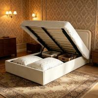 China Modern Home Bedroom King Size Bed with Wooden Storage Frame for sale