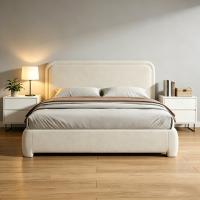 China High End Modern Wooden King Size Bed for Luxury Bedroom for sale