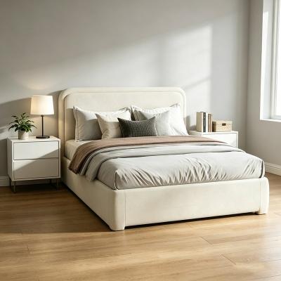 China Modern Wooden King Size Bed for Luxury Home Bedroom Use for sale