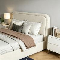 China Modern Wooden King Size Bed with Storage and Luxury Design for sale