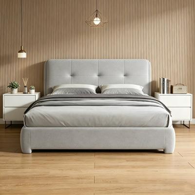 China Modern King Size Storage Bed Frame Spacious Under-Bed Storage for Household Bedroom for sale