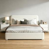 China Modern Wooden King Size Bed for Comfortable Bedroom Use for sale
