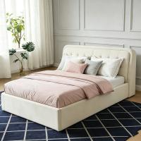 China Modern Wooden King Size Bed for Comfortable Bedroom Use for sale