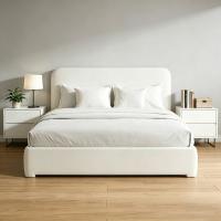 China Modern Luxury Upholstered King Bed with Large Storage for sale