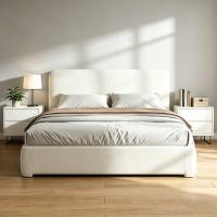 China Contemporary Upholstered Bed Frame with Hidden Storage for sale