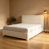 China Wooden King Bed Frame with Convenient Under-Bed Storage for sale