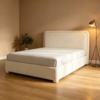 China Wooden King Bed Frame with Convenient Under-Bed Storage for sale