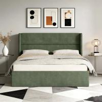 China Hydraulic Lift up Upholstered Platform Bed with Storage Function for sale