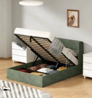 China Hydraulic Lift up Upholstered Platform Bed with Storage Function for sale