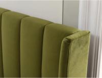 China Lift up Storage Platform Bed with Wingback Headboard for sale