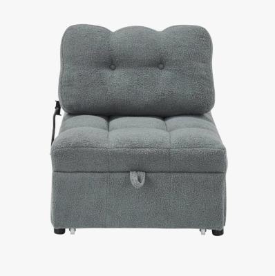 China Teddy Fleece Sofa Bed with Storage for sale