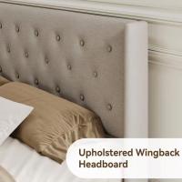 China Minimalist Button-Tufted Ottoman Bed for sale