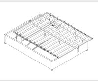 China Minimalist Headboardless Fabric Bed Sturdy Upholstered Platform Bed for sale