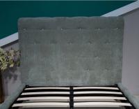 China Modern Upholstered Double Size Bed in Chenille Fabric for sale