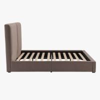 China Modern Split Headboard Linen Bed for sale