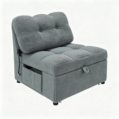 China Side-Pocket-Equipped Sofa Bed for Small-Item Storage Convenience for sale
