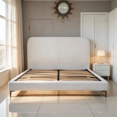 China Plush Textured Bed Features Rounded Edges for Gentle Contact and Enhanced Home Safety for sale