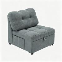 China Side-Pocket-Equipped Sofa Bed for Small-Item Storage Convenience for sale