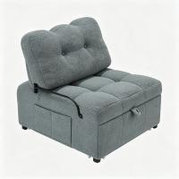 China Neutral-Tone Grey Teddy Bed for Versatile Home Interior Color Themes for sale