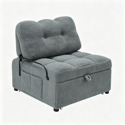 China Neutral Grey Teddy Bed for Minimalist Contemporary Home Interiors for sale