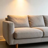 China Low-Saturation Cream Cloud Sofa, Wide Lounge for Living Room, Casual Lazy Sofa for sale