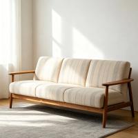 China Small Straight Sofa for Rental Apartments, Removable and Washable, Wear-Resistant, Space-Saving Home Sofa for sale