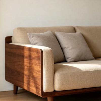 China Extra-Deep L-Shaped Sofa with Chaise, Corner Villa Living Room Comfy Sectional for sale