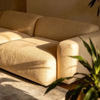 China Extra-Deep L-Shaped Sofa with Chaise, Corner Villa Living Room Comfy Sectional for sale