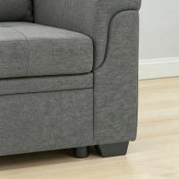 China Hidden Storage Space Fabric Sleeper Sofa Bed for Narrow Balcony Apartment for sale