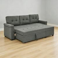 China Underseat Storage Fold up Sofa Bed for Short Term Rental House Furniture for sale